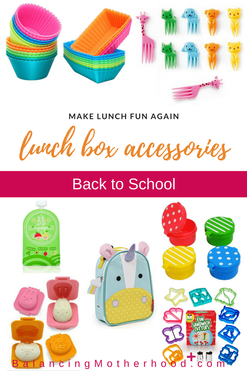 Favorite Lunch Box Accessories To Make Lunch Fun Balancing Motherhood