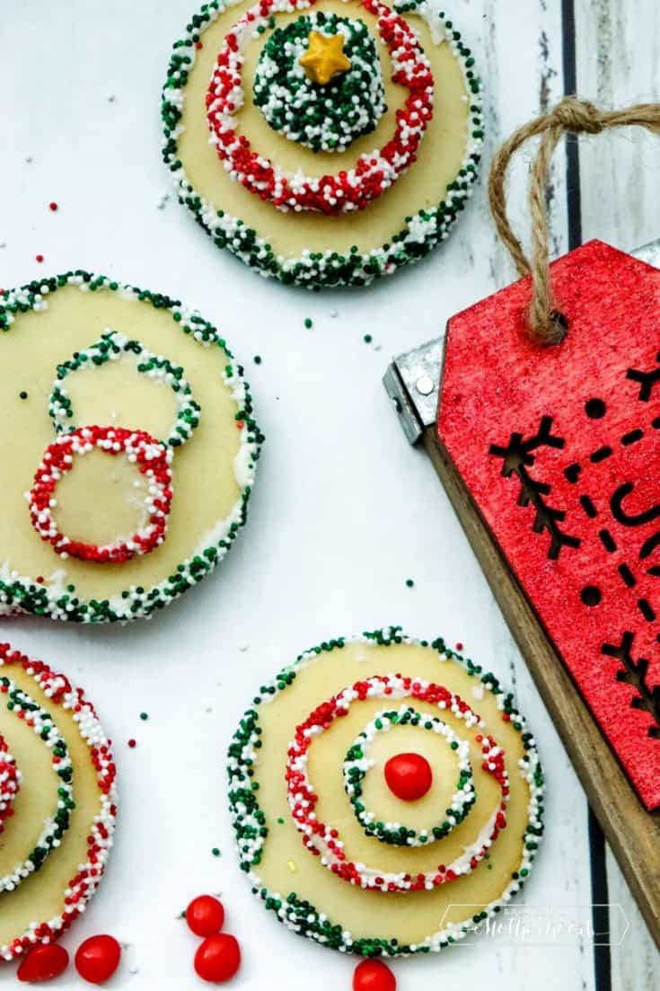 Stacked Christmas Tree Cookies - Balancing Motherhood