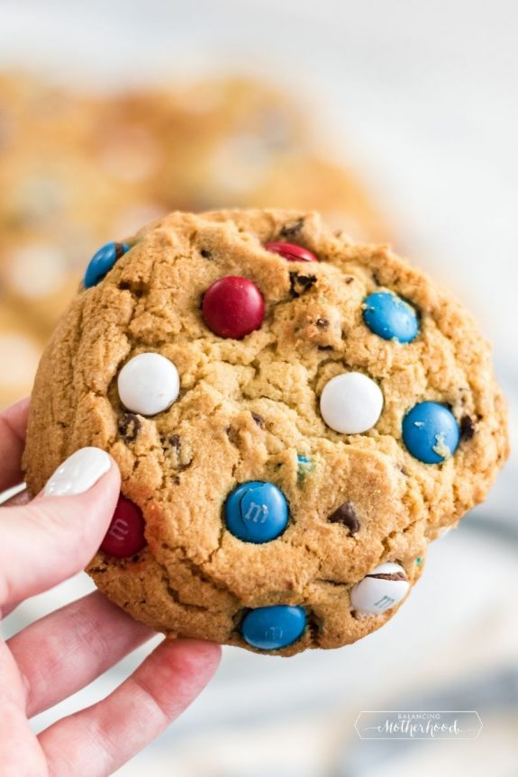 Red, White, and Blue Cookies