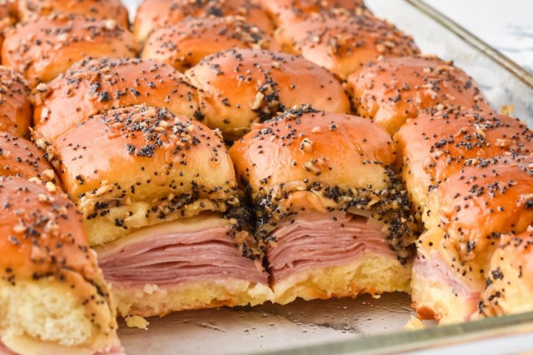 Ham and Cheese Sliders with Glaze - Balancing Motherhood