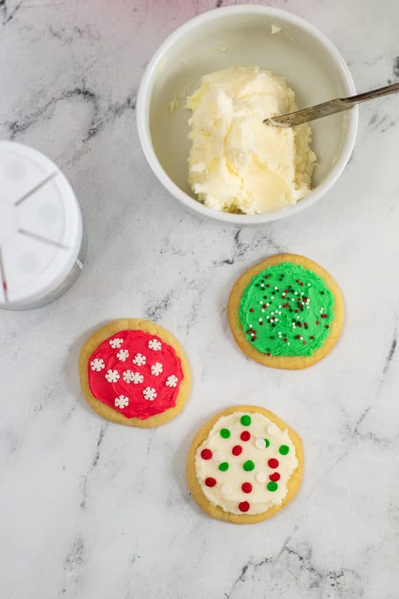 Frosted Christmas Cookies