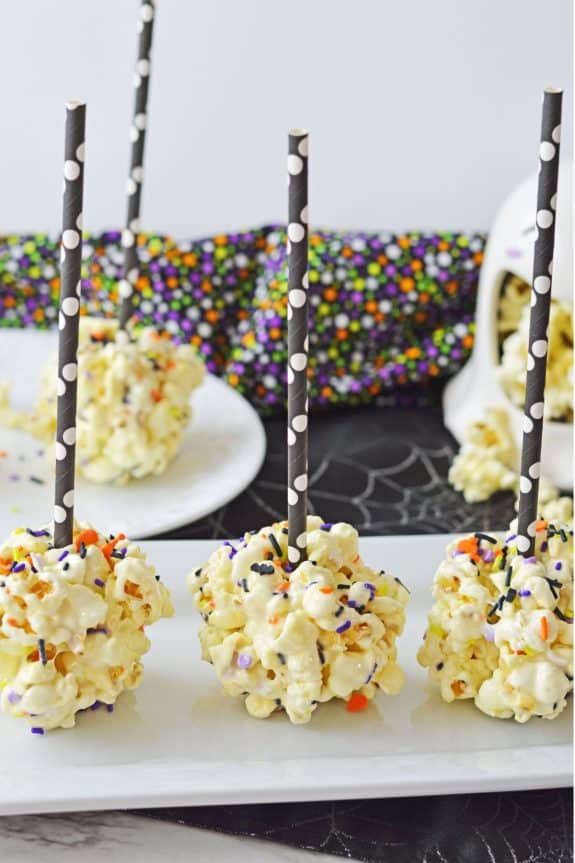 Halloween Popcorn Balls