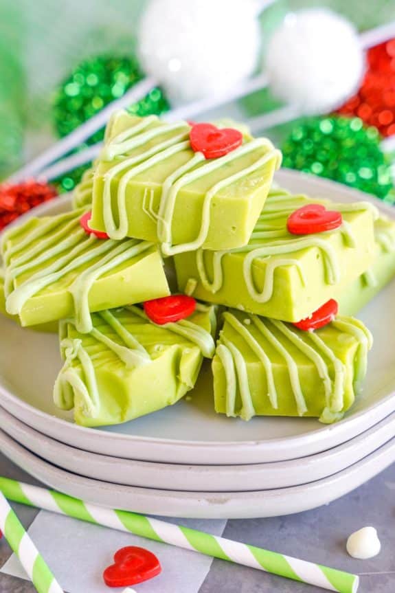 Grinch Fudge Recipe - Balancing Motherhood