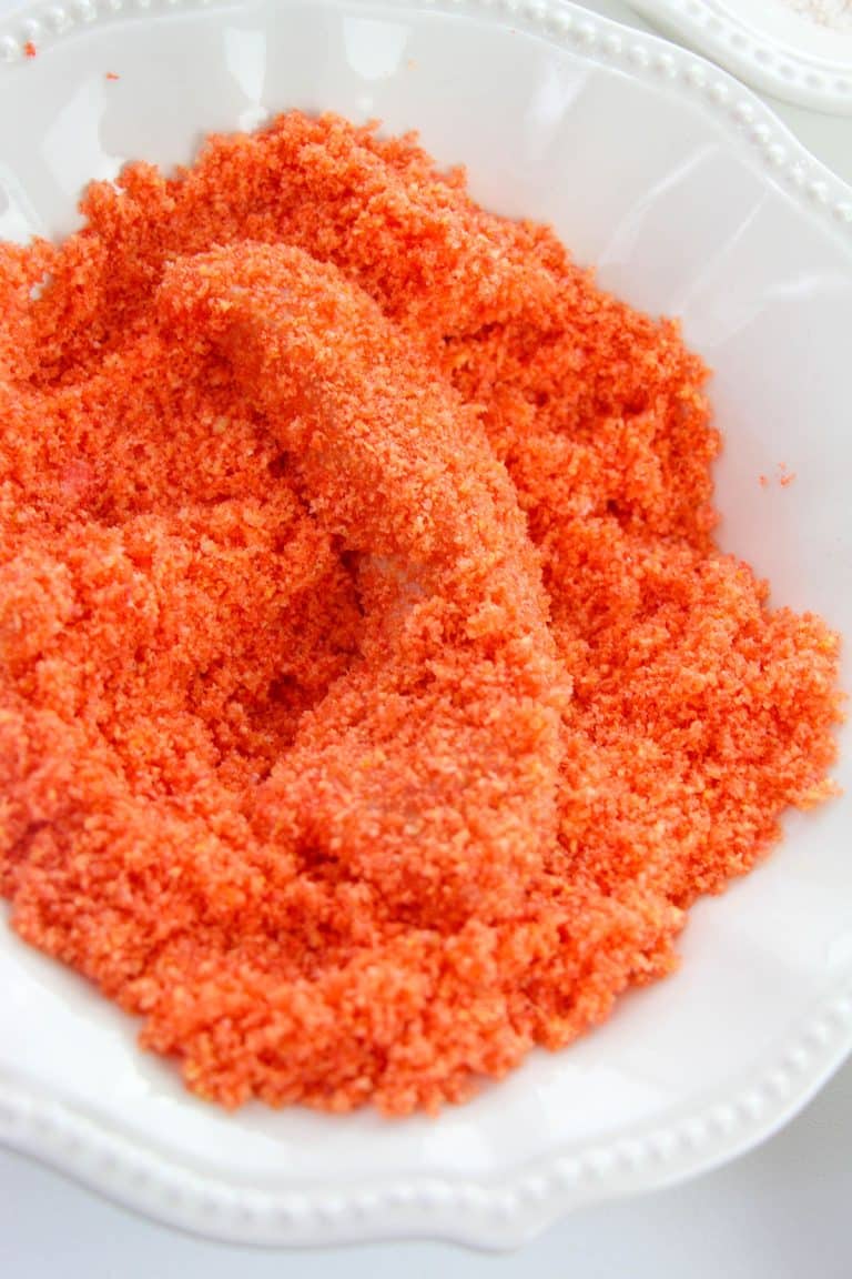 Hot Cheeto Chicken Tenders - Balancing Motherhood