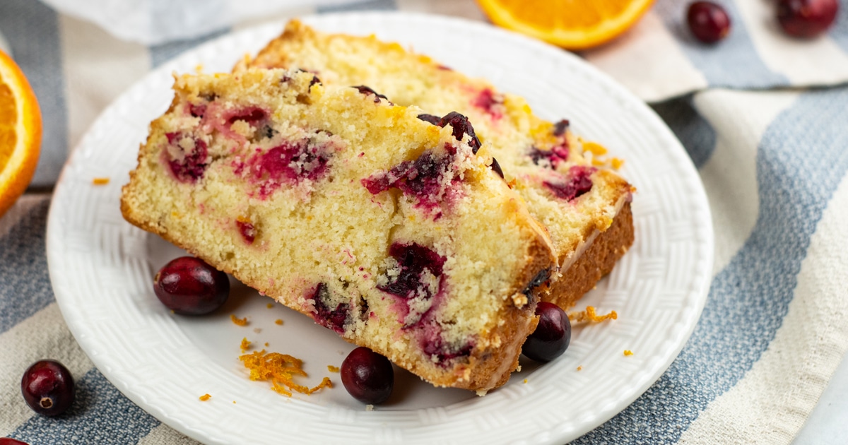 Cranberry Orange Pound Cake - Balancing Motherhood
