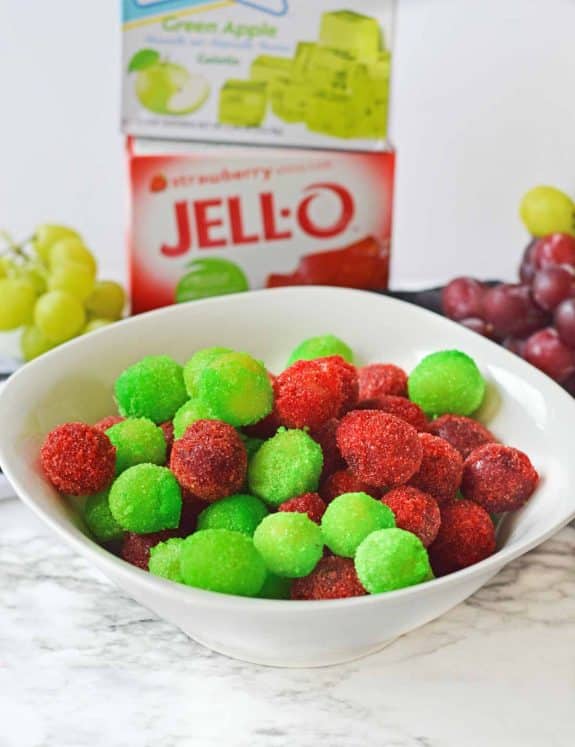 Sugar Grapes with Gelatin - Balancing Motherhood