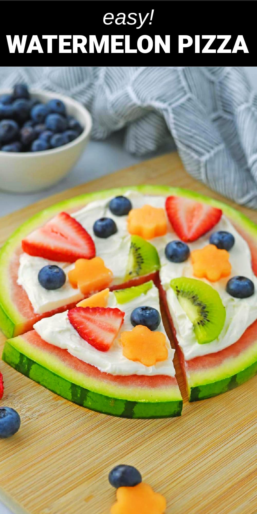 Watermelon Dessert Pizza - Balancing Motherhood