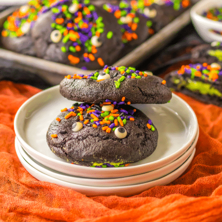 Halloween Black Velvet Cookies - Balancing Motherhood