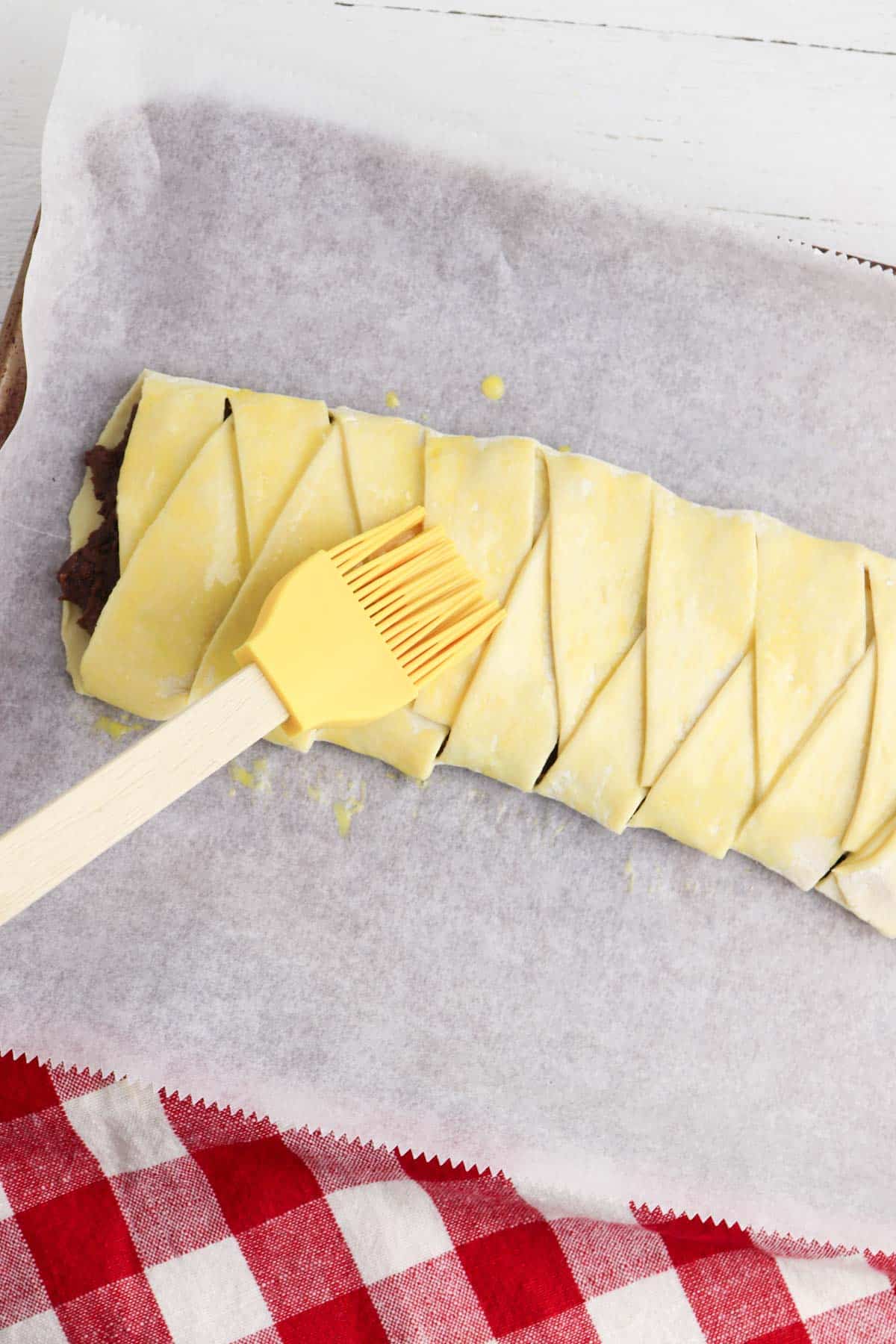 Easy Nutella Puffed Pastry Braid - Balancing Motherhood