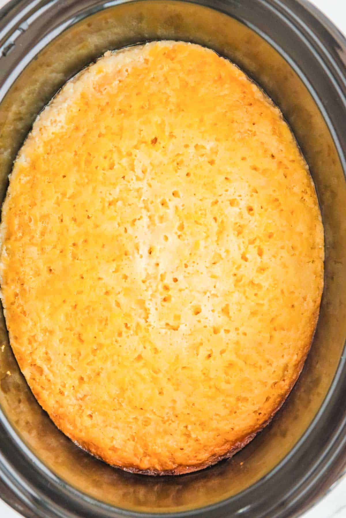 Slow Cooker Cornbread Casserole - Balancing Motherhood