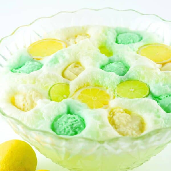 Lemon Lime Sherbet Punch - Balancing Motherhood