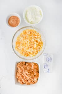 Texas Trash Dip (Warm Cheesy Bean Dip) - Balancing Motherhood